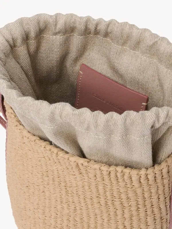 Chloé Woody Drawstring Small Basket Bag