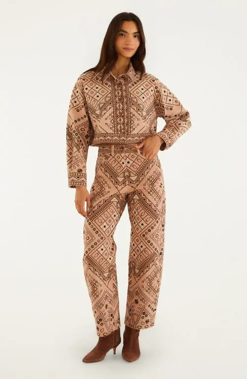 Farm Rio Cosmopolitan Straight Leg Jeans