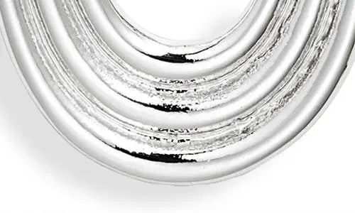 Nordstrom Concentric Circle Pendant Necklace - Silver