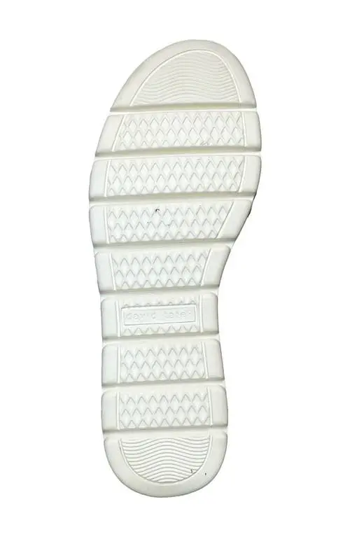 DAVID TATE Galvin Slip-on Sneaker - Bone Fabric