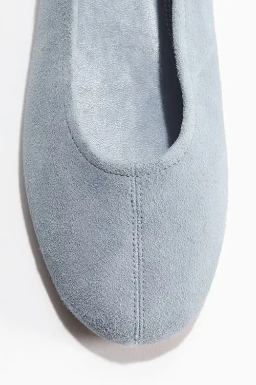 H&m Suede Ballet Flats