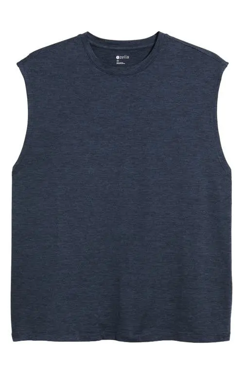 Zella Dynamic Tank - Navy Eclipse Heather