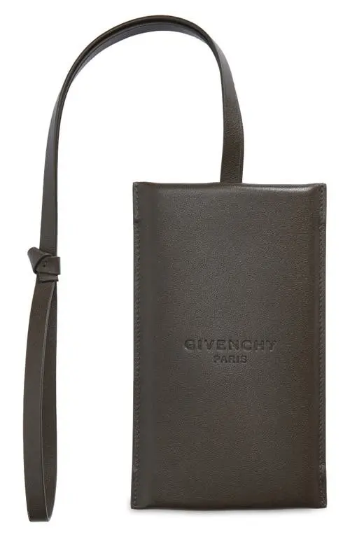 Givenchy Antigona Sunglasses Case With Lanyard - Green/brown