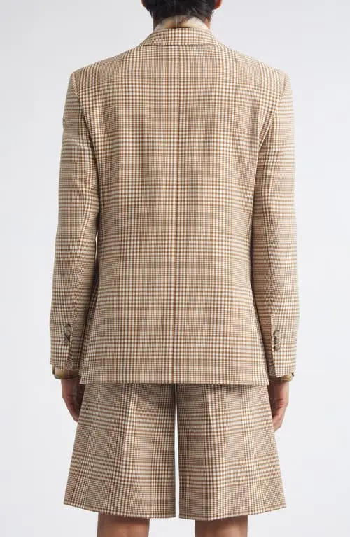 AMI Paris Prince Of Wales Plaid Virgin Wool Twill Jacket