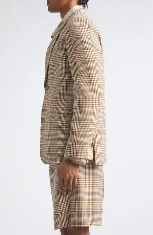 AMI Paris Prince Of Wales Plaid Virgin Wool Twill Jacket