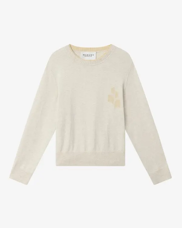 ETOILE Marant Étoile Lanta Sweater - Light Grey-light Yellow