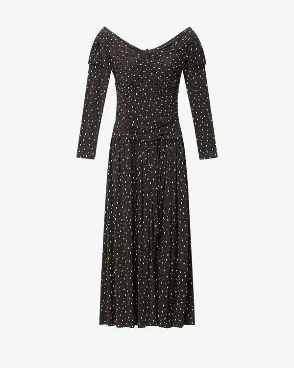 Isabel Marant Étoile Giovana Dress - Black/ecru