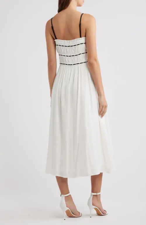 Lulus Ilse Front Tie Midi Dress