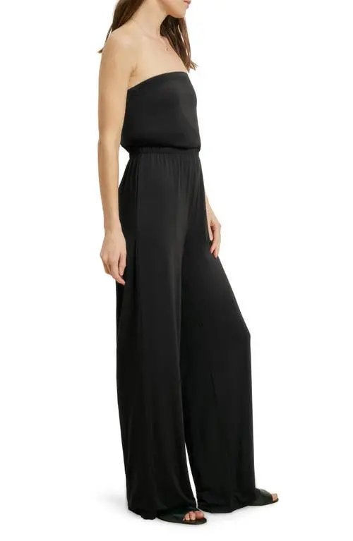 FAVORITE DAUGHTER The Jumpstart Strapless Jumpsuit