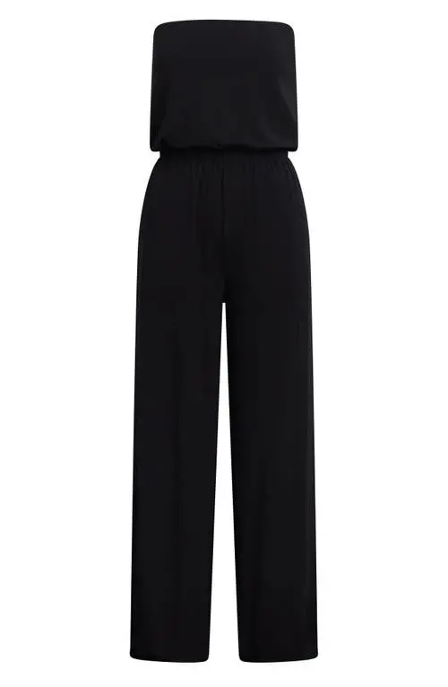 FAVORITE DAUGHTER The Jumpstart Strapless Jumpsuit