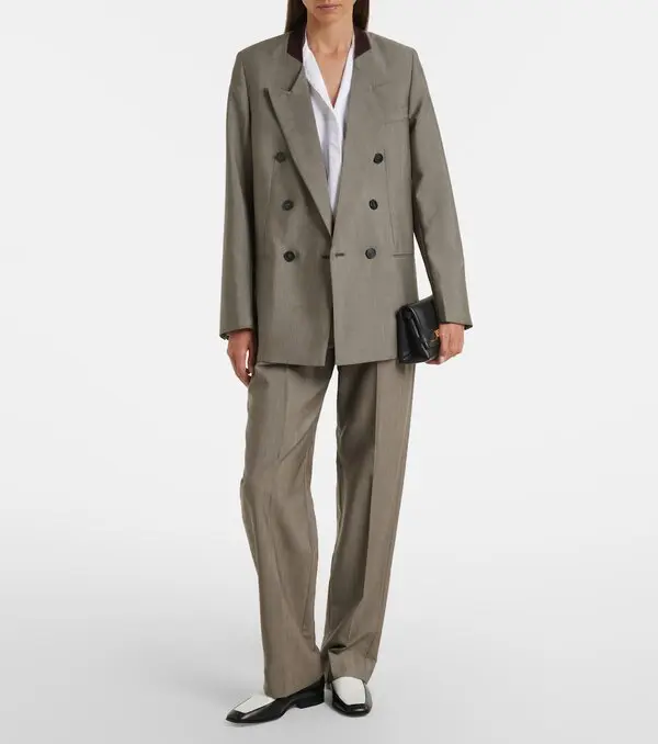 Victoria Beckham Beatrice Wool And Mohair Blazer