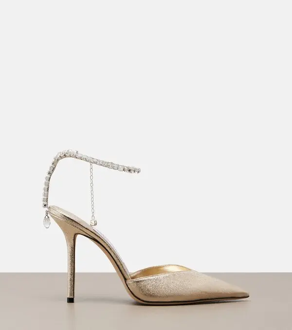 JIMMY CHOO Saeda Embellished Pumps
