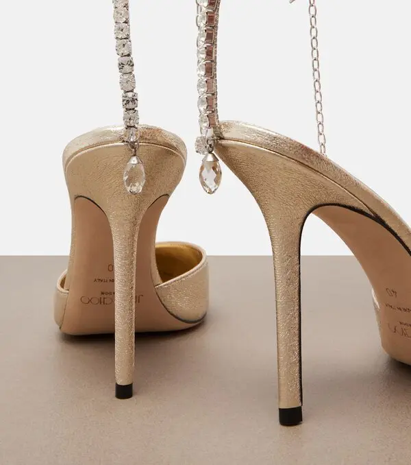 JIMMY CHOO Saeda Embellished Pumps
