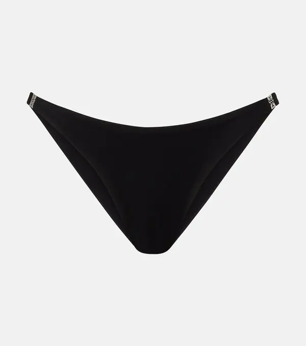 Tory Burch T Monogram Bikini Bottoms - Black