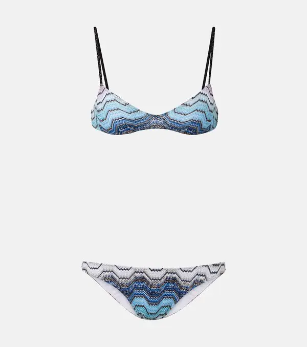 Missoni Zigzag Lame Bikini - Multicoloured