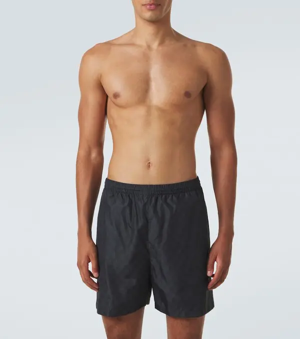 Gucci Gg Poplin Swim Trunks