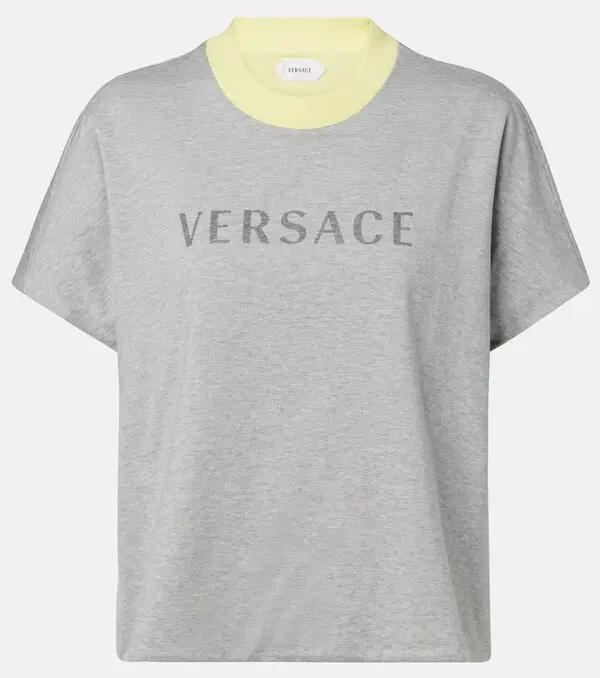 Versace Reversible Cotton Jersey T-shirt