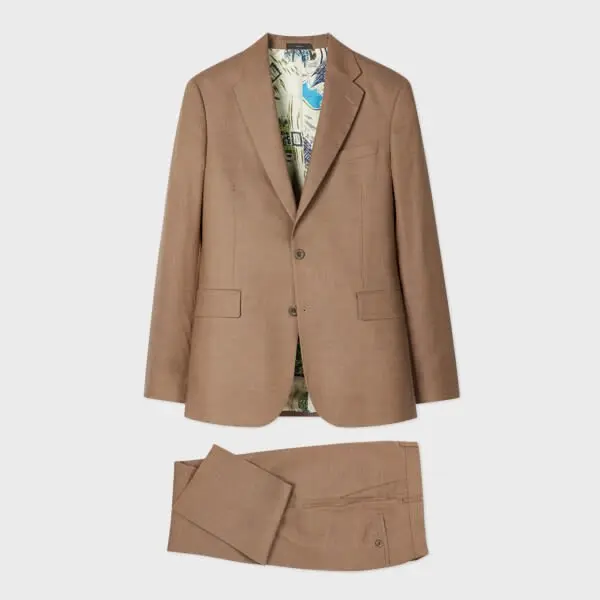 Paul Smith The Camberwell Linen-wool Suit - Brown