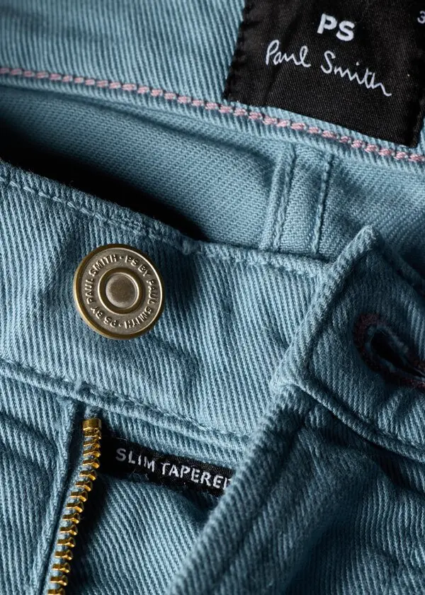 Paul Smith Slim Tapered-fit Light Garment-dyed Jeans