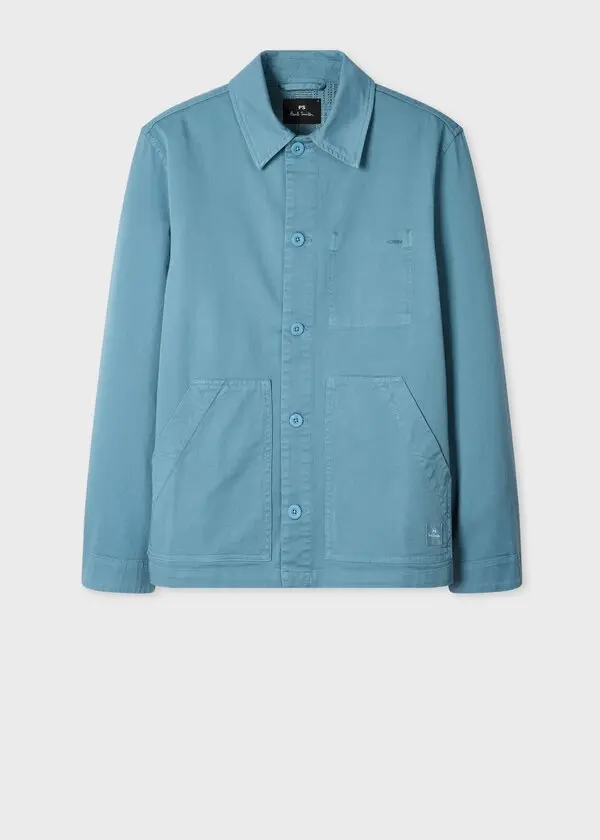 Paul Smith Pale Gart-dyed Cotton Chore Jacket