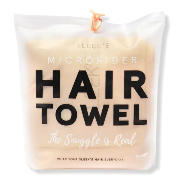 SLEEK’E Microfiber Hair Towel - Sand