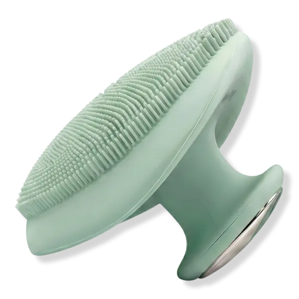 BLUSHLY Palm Silicone Sonic Face & Body Brush With Heat - Sage Green