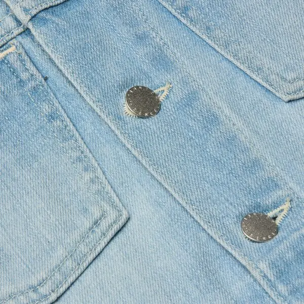 L'Agence Janelle Jean Jacket In Light Vintage Wash - Bayridge