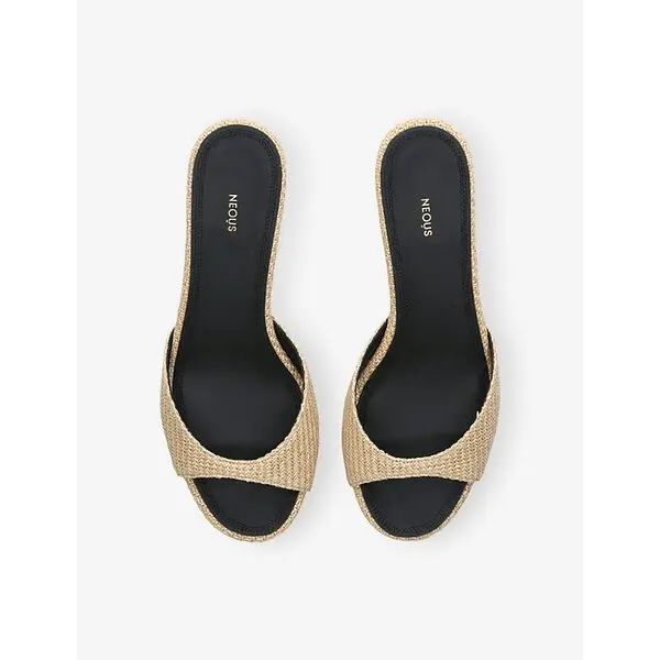 NEOUS Hynia Raffia Mules
