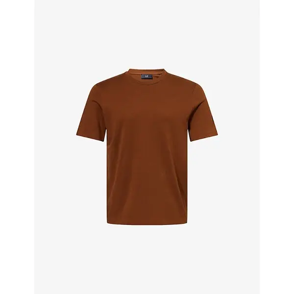 Dunhill Cypher Short-sleeve Cotton T-shirt - Ginger