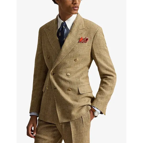 Polo Ralph Lauren Peak-lapel Double-breasted Wool Blazer