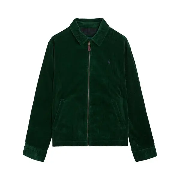Polo Ralph Lauren 8 Wale Corduroy Wynton Windbreaker 'new Forest - Green