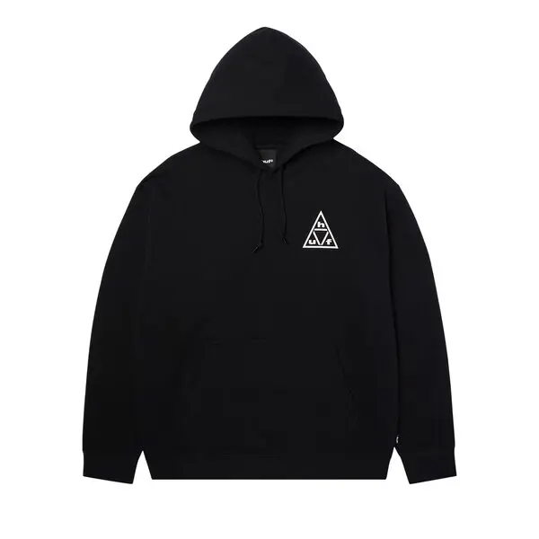 HUF Triple Triangle Po Hoodie /white - Black