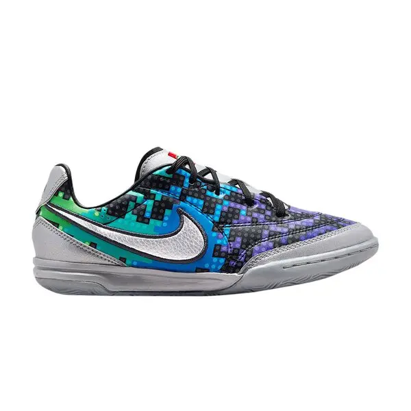 Nike Lego X Jr. Streetgato Gs 'metallic Silver Green Strike Black White - Blue