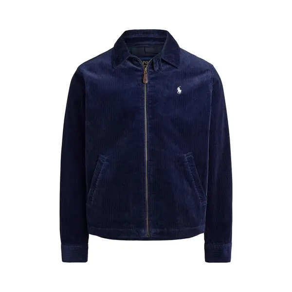 Polo Ralph Lauren 8 Wale Corduroy Wynton Windbreaker 'newport Navy - Blue
