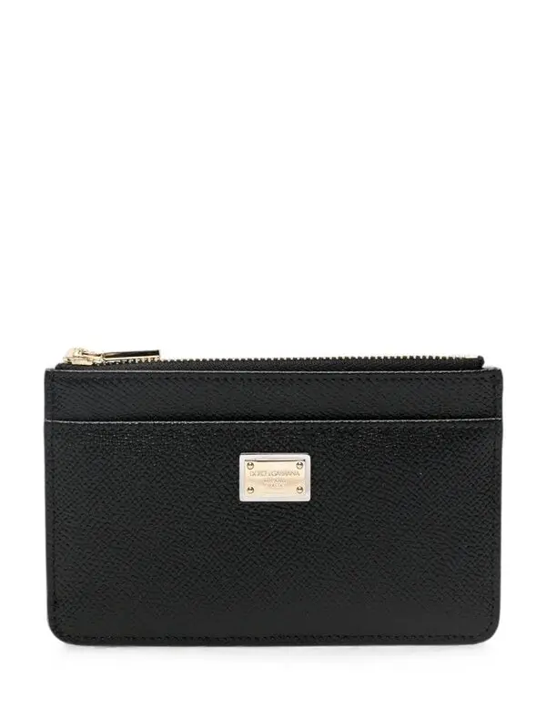 Dolce & Gabbana Calf Leather Cardholder - Black