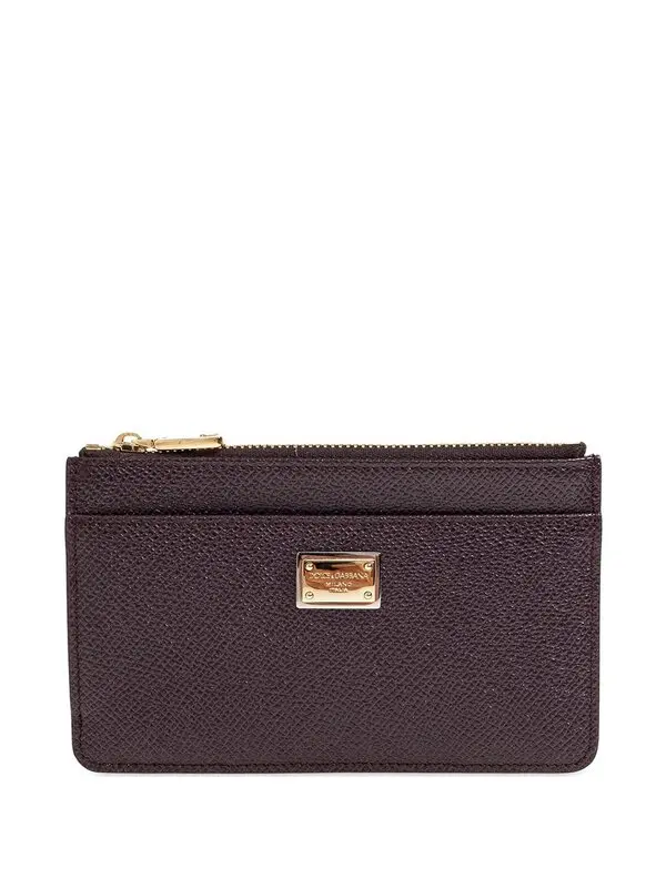 Dolce & Gabbana Calf Leather Cardholder - Red
