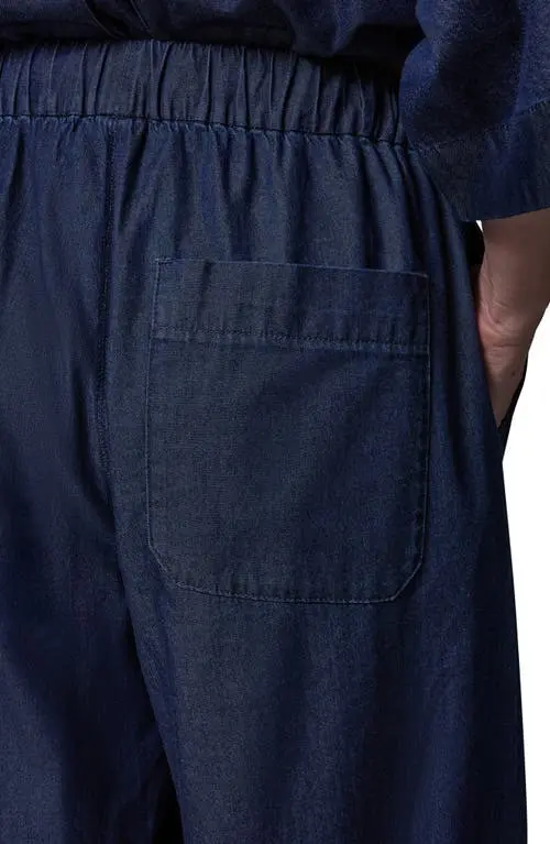 Donna Karan New York Bali Drawstring Waist Denim Pants
