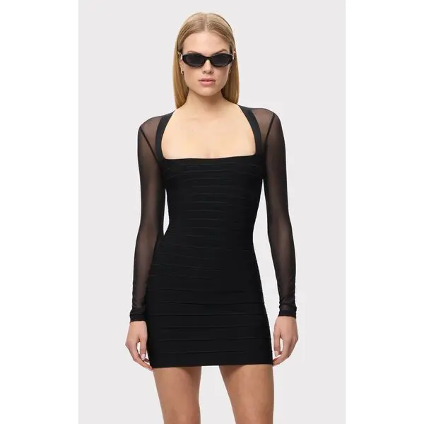 Herve Leger The Yasmin Dress - Black