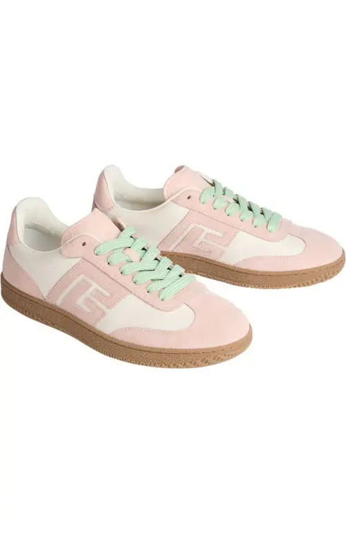 Balmain Swan Trainers In Smooth Leather And Suede - Multicolor