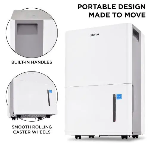 IVATION Energy Star Dehumidifier With Hose Connector