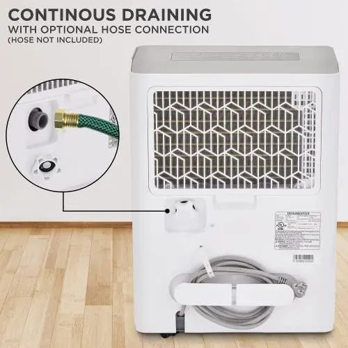 IVATION Energy Star Dehumidifier With Hose Connector