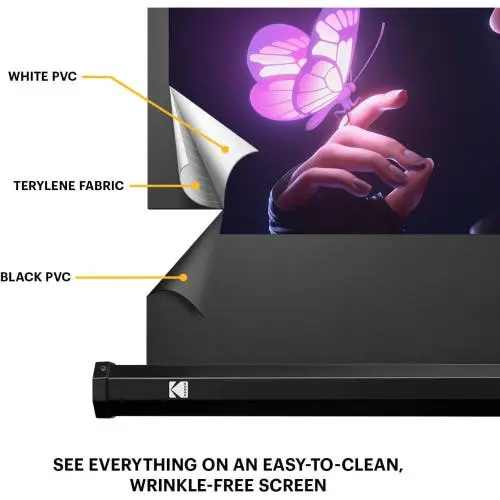 KODAK 60 Projector Screen With Stand