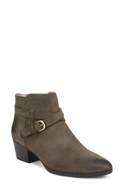 LIFESTRIDE Oaklyn Ankle Bootie With Buckled Strap - Olive