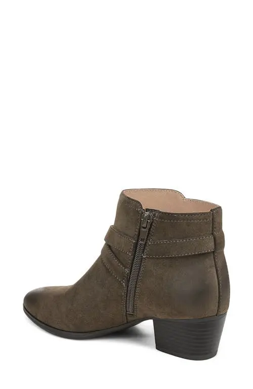 LIFESTRIDE Oaklyn Ankle Bootie With Buckled Strap - Olive