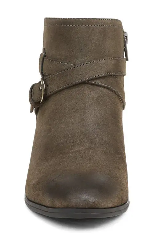 LIFESTRIDE Oaklyn Ankle Bootie With Buckled Strap - Olive