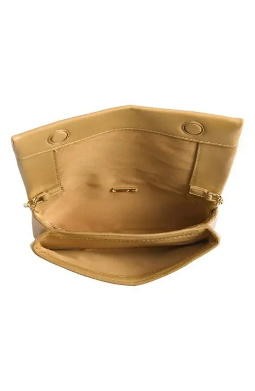 Mango Faux Leather Crossbody Bag - Ochre