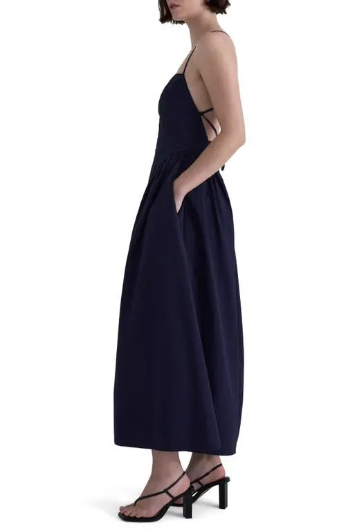 PISTOLA Sadee Cotton Poplin Midi Dress