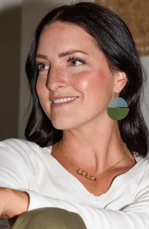 NICKEL & SUEDE Soda Tab Interlocking Necklace