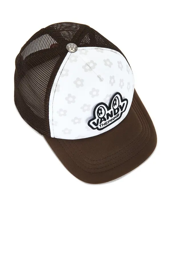 VANDYTHEPINK Eye Logo Patch Trucker Hat
