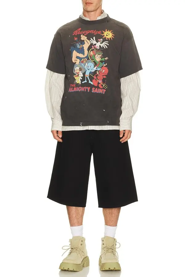 SAINT MXXXXXX Almithy Saint Short Sleeve Tee